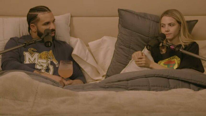 Bobbi Althoff and Drake Interview, Podcast, The Girl Interviews Drake ...
