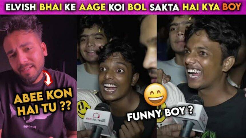 Elvish Yadav Meme Guy: Are Elvish Bhai Ke Aage Meme Boy Name - NAYAG Buzz